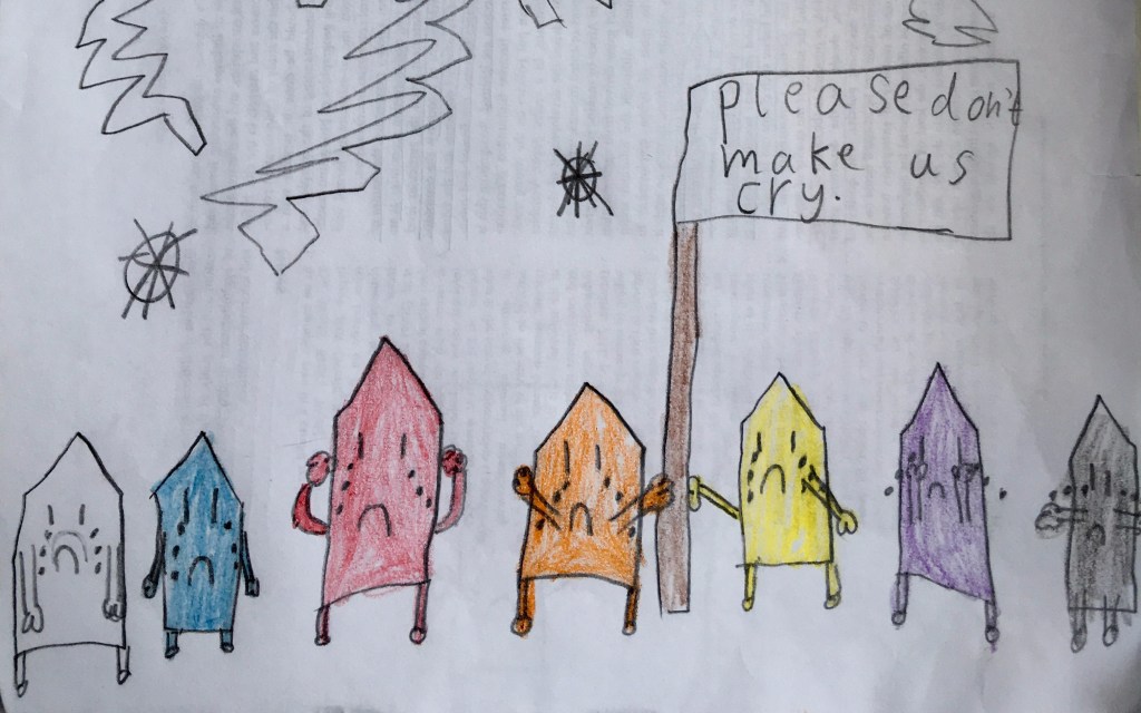 Kid’s Stories Project: The Day The Crayons Get Sad – Hayu Hamemayu